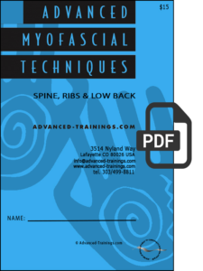 PDF Notebook: Spine, Ribs & Low Back | Advanced-Trainings